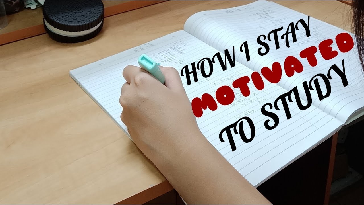 HOW I STAY MOTIVATED TO STUDY | victoriactual - YouTube