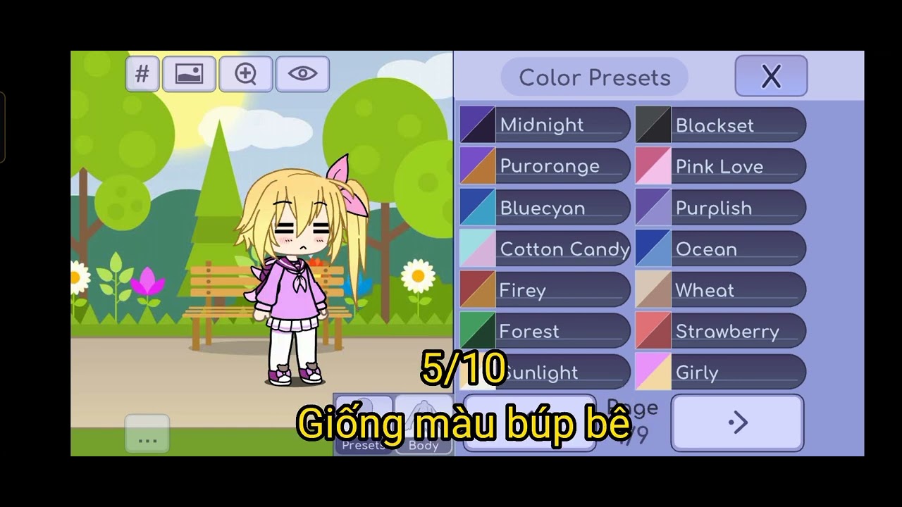 Nhận xét những màu có sẵn trong gacha life : p1 | Gacha life | By ...