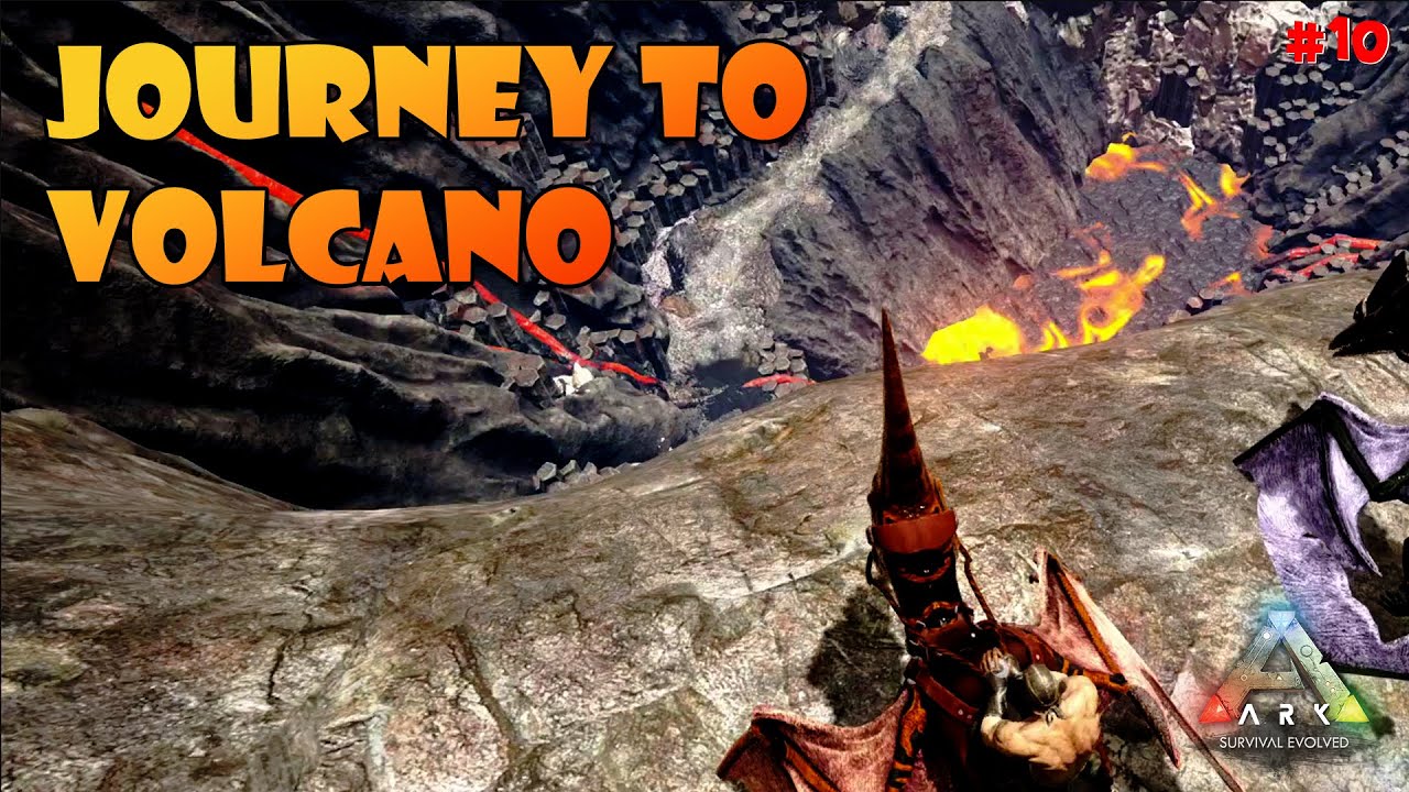 ARK Survival Evolved | Journey to Volcano | Multiplayer | MysteriousV12 ...