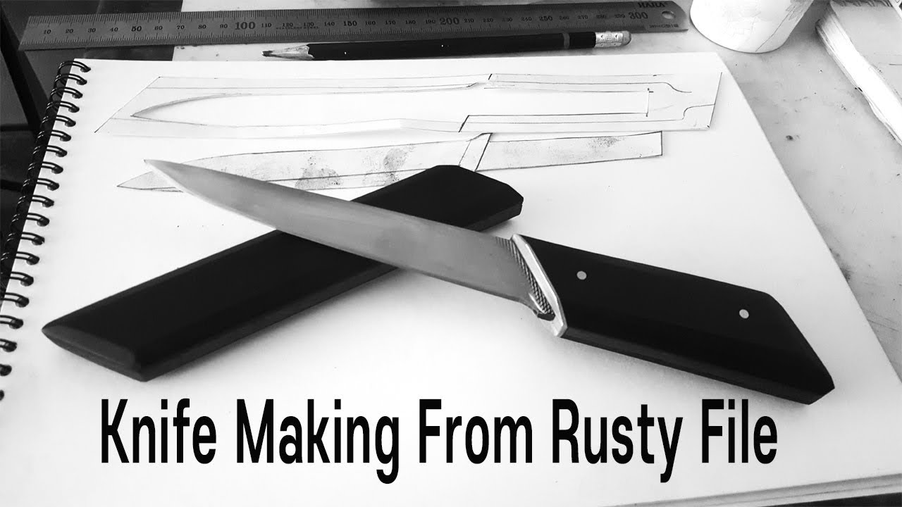 Knife Making From Rusty File - YouTube