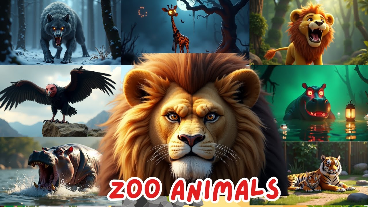 Amazing Animal Songs Compilation for Kids| ANIMALS SONG|KIDS SONG| Zoo ...