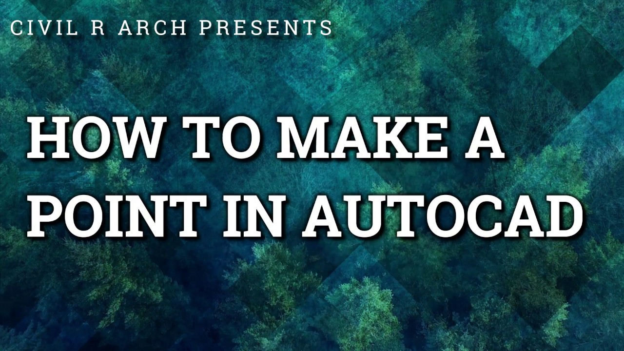 How To Create A Point In Autocad And Point Style Draw Tool Point How To Create A Point In Autocad And Point Style Draw Tool Point