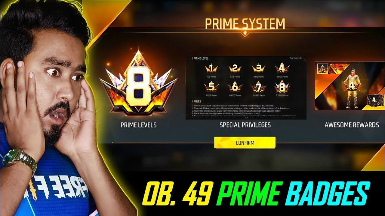 What is the prime badges in free fire 🔥 Prime badges kya hai - YouTube