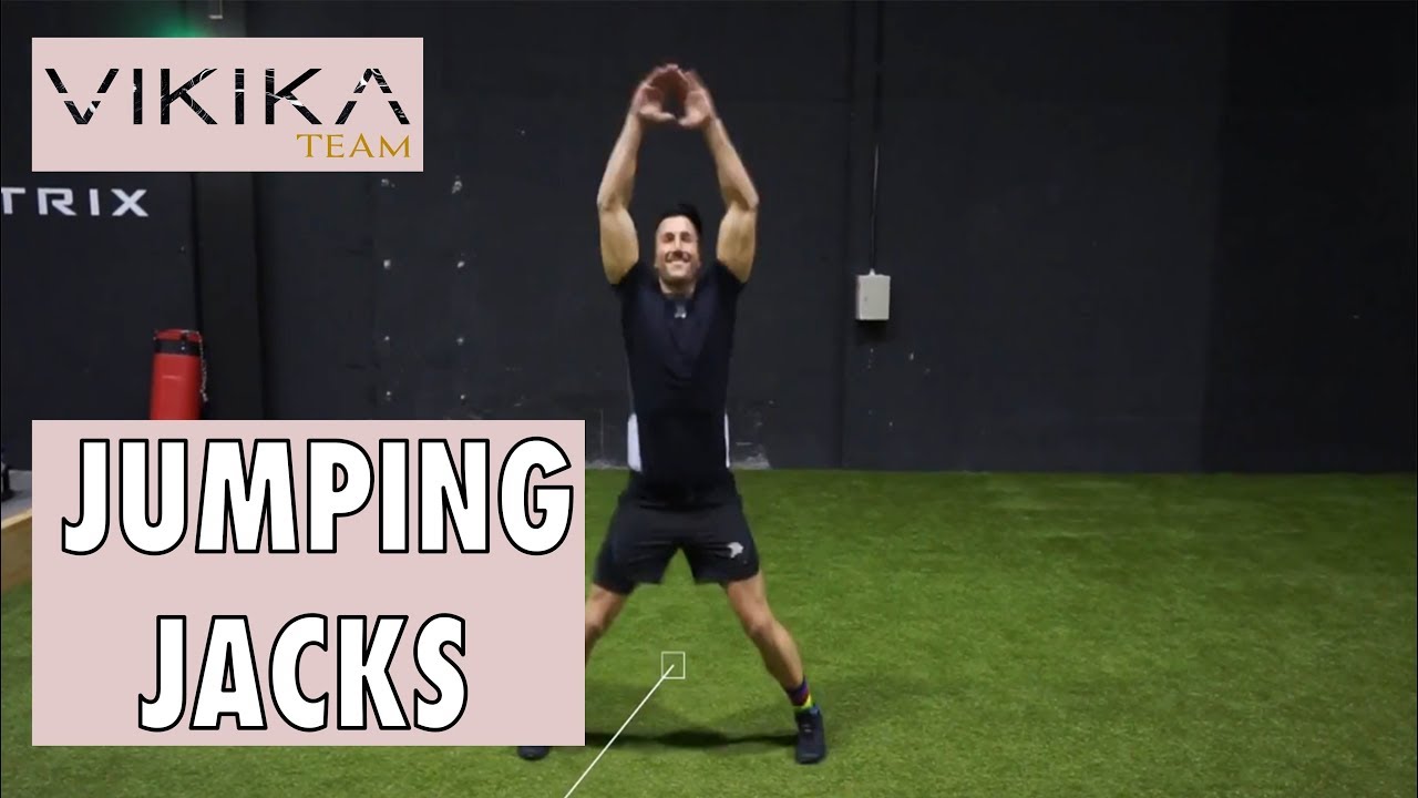 COMO HACER JUMPING JACKS |@vikikateam - YouTube