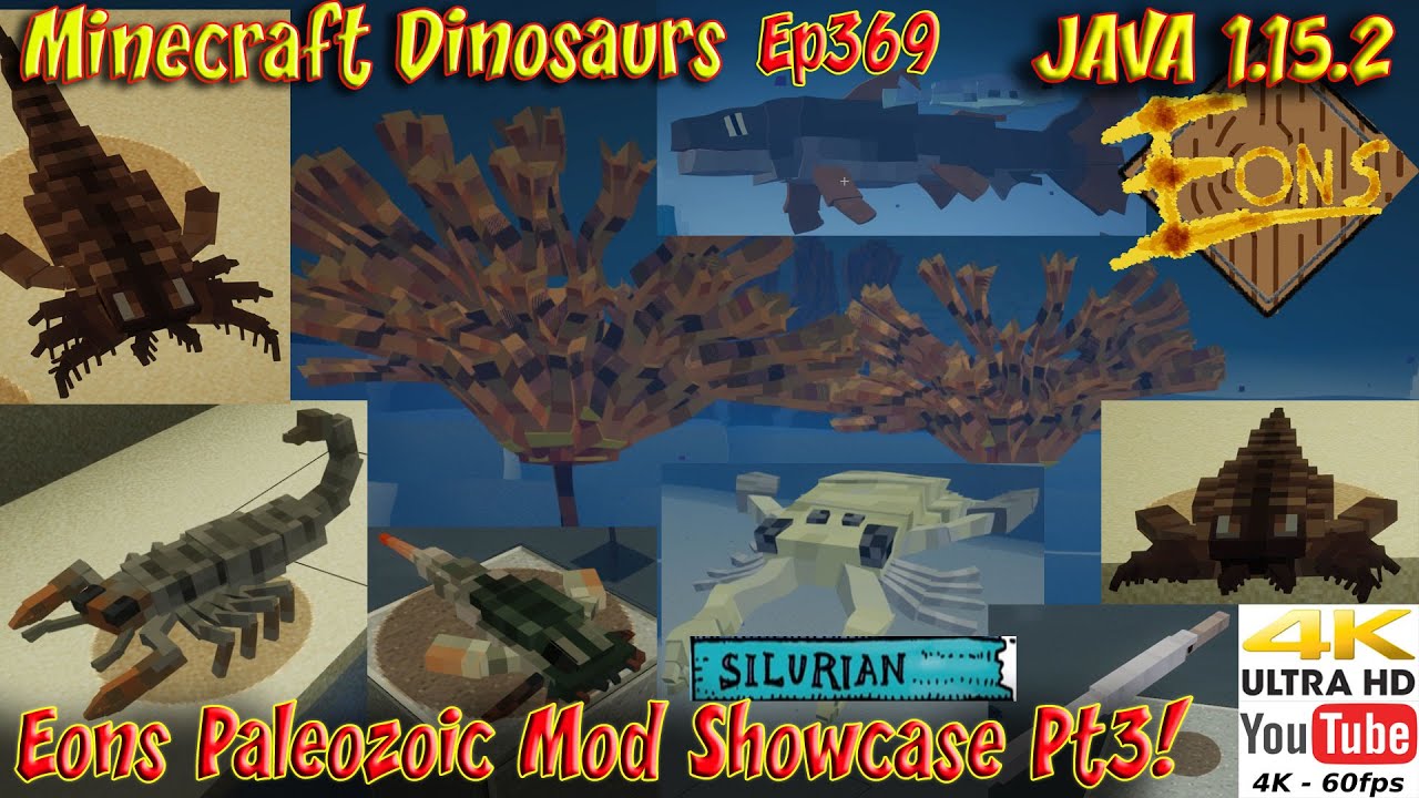 Eons Paleozoic Mod Showcase Pt3 Silurian Period Minecraft 1.15.2 ...