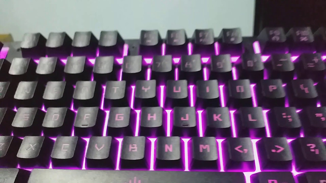 K13 Wired Semi Mechanical Keyboard and mouse combo - YouTube