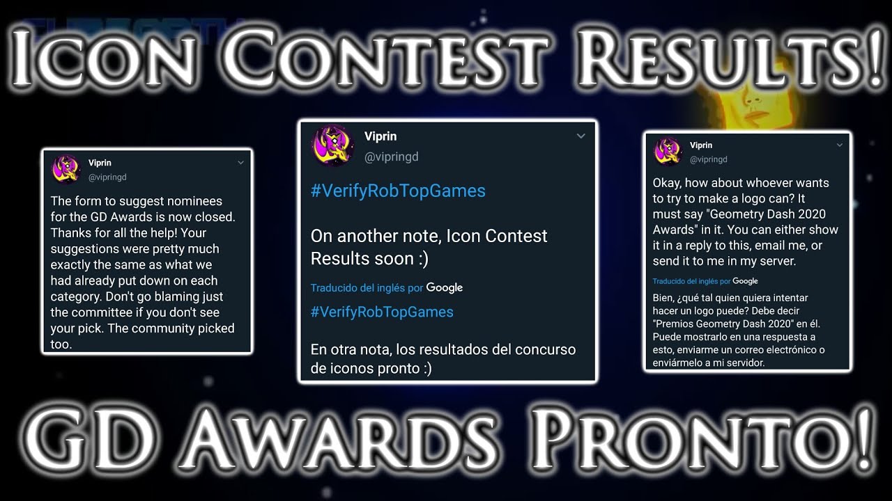 Resultados Del Icon Contest Pronto! Formulario De GD 2020 Awards ...