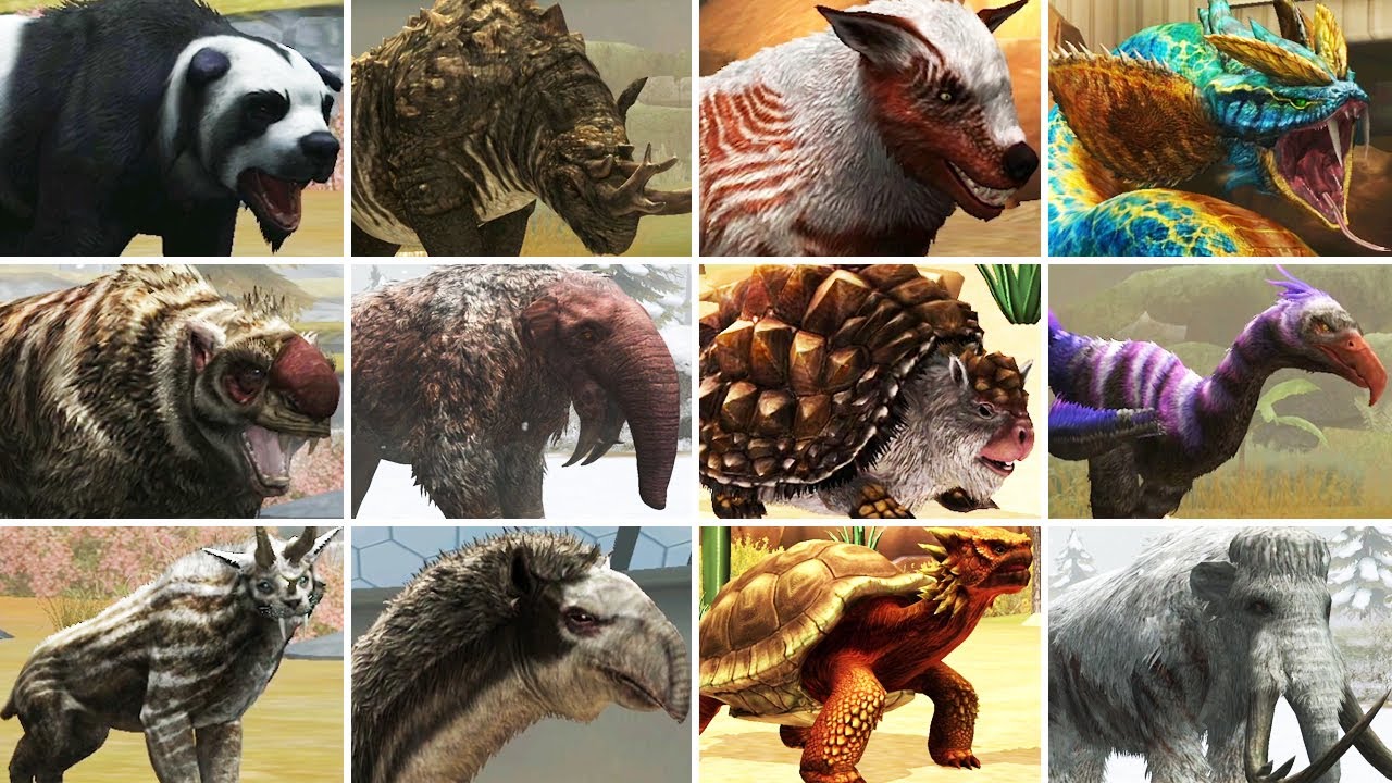 All Cenozoic Jurassic World The Game Youtube