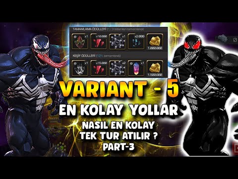MCOC VARIANT -5 (KAN VE VENOM) EN KOLAY NASIL GEÇİLİR ? EN KOLAY YOLLAR PART#3