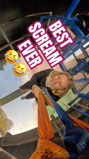 The best SCREAM EVER off this 140ft Free-Fall!!! #swing #highlandfling ...