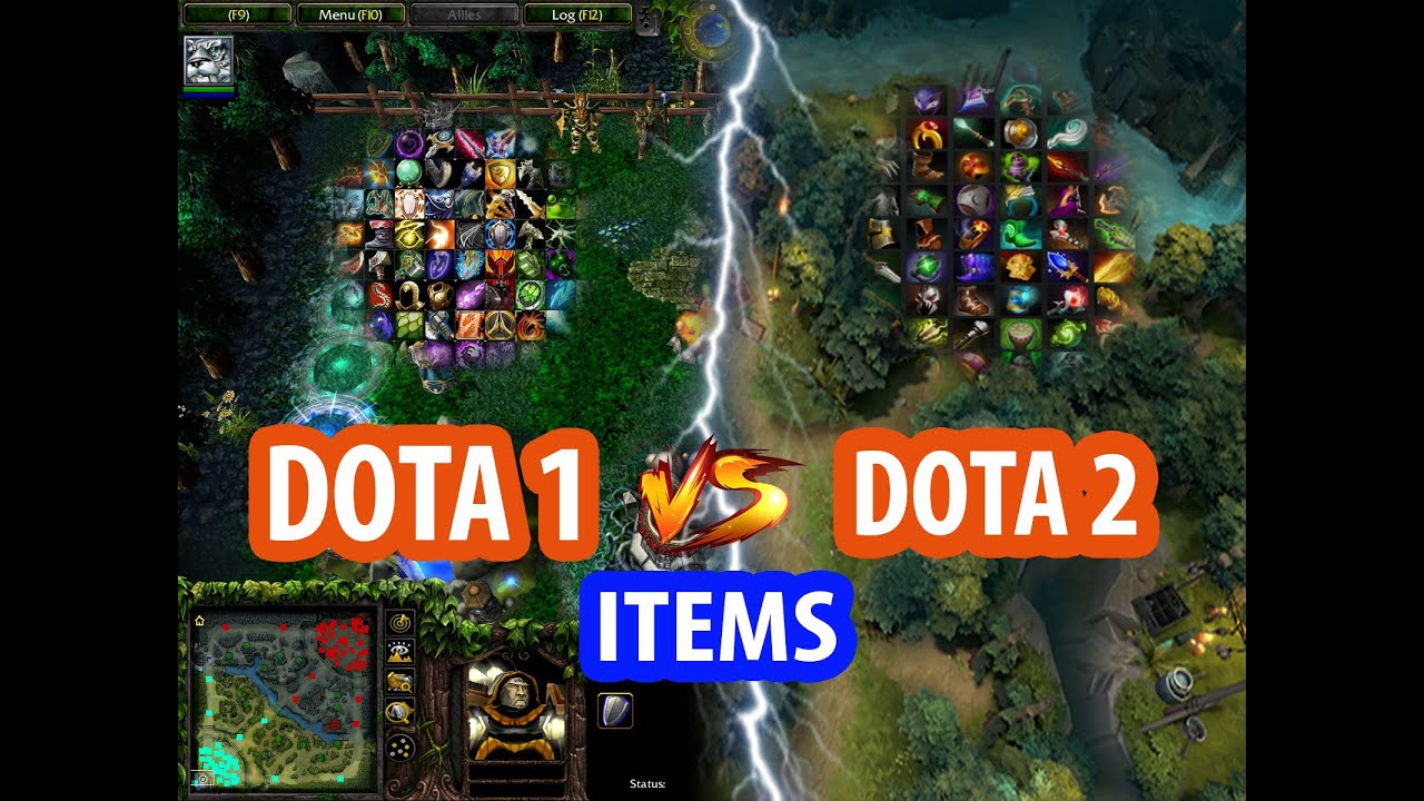 Dota 1 Vs Dota 2 Items