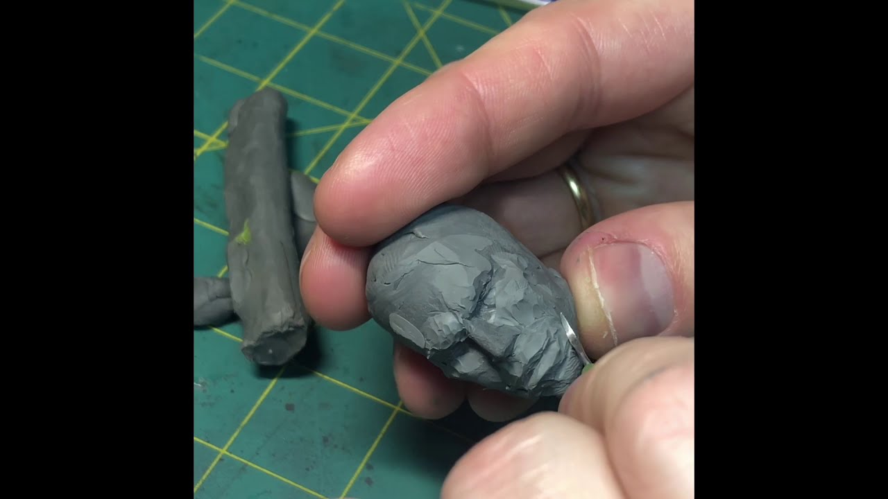 Sculpting plasticine head tutorial - YouTube