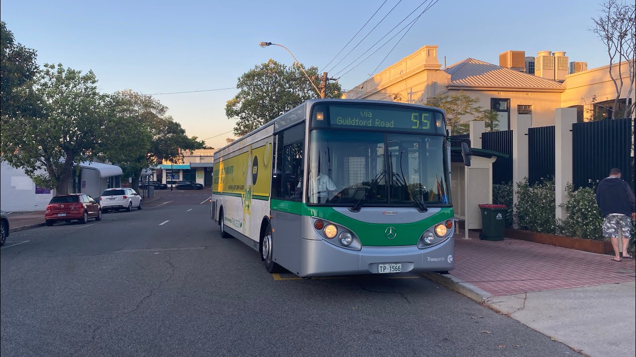 Transperth Bus No.1566 Mercedes Benz O405NH - YouTube