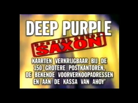 Deep Purple & Saxon / Live At Ahoy' Rotterdam - TV Reclame (1998) - YouTube
