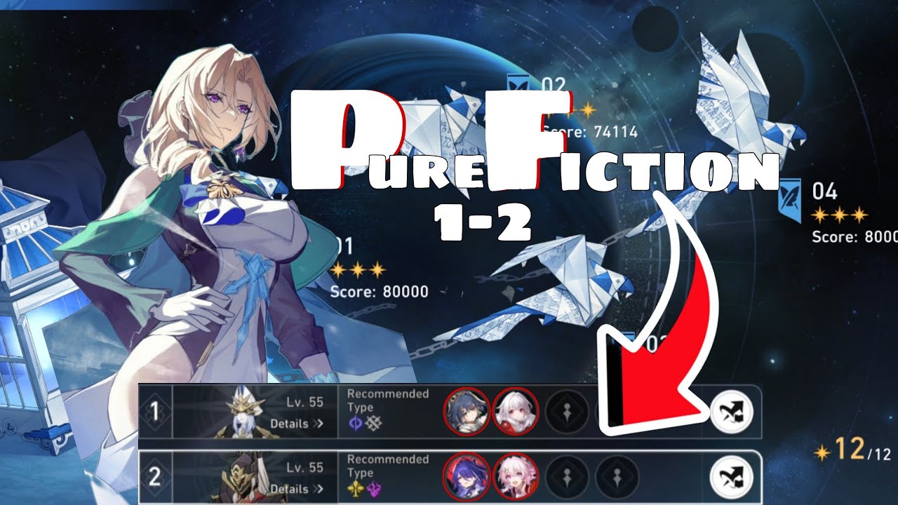 Pure Fiction hsr | Only 2 Character | Pure Fiction Stage 1-2 | Honkai ...