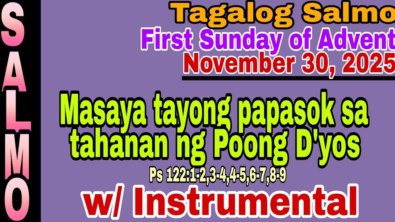 NOVEMBER 30, 2025 - TAGALOG - MASAYA TAYONG PAPASOK SA TAHANAN NG POONG ...