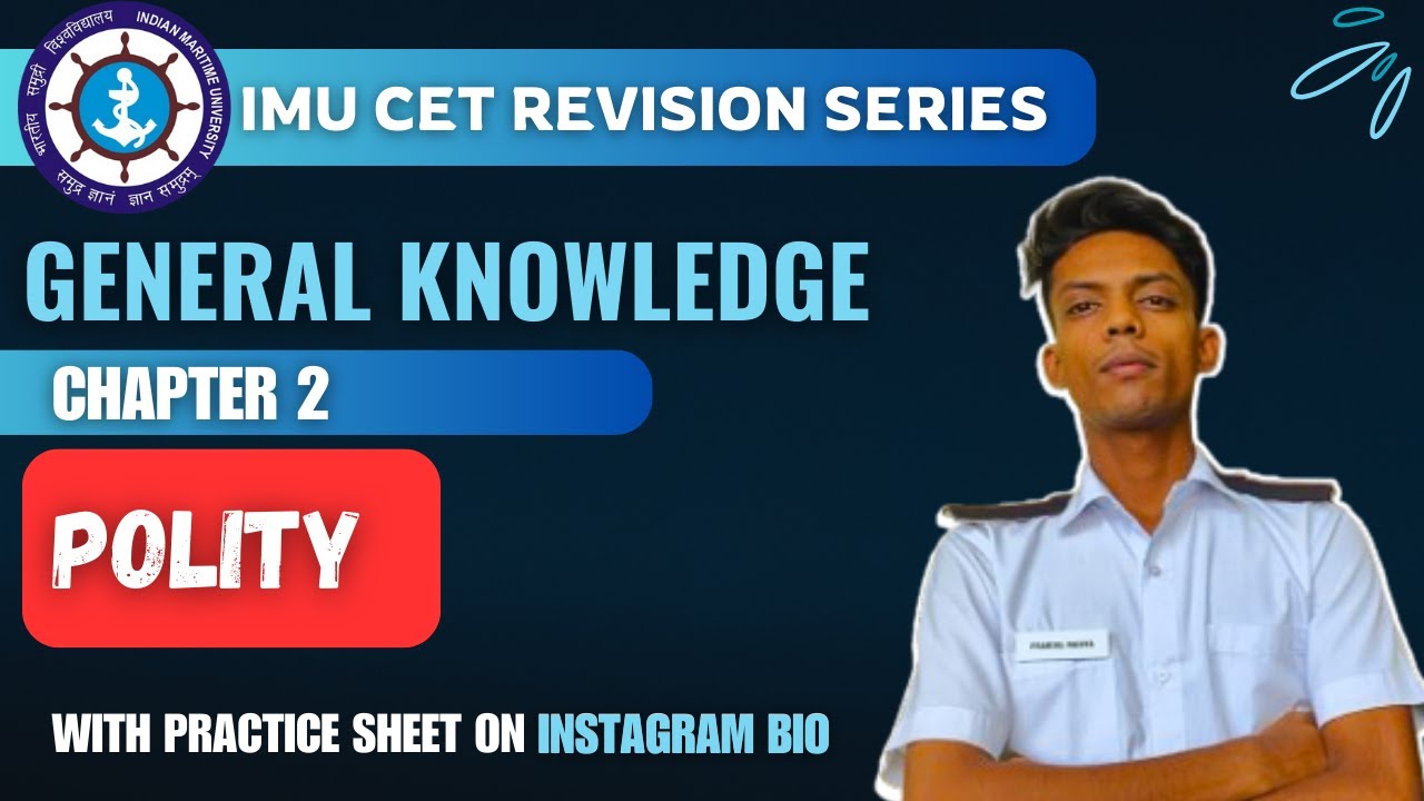 LEC 2 General Knowledge for IMU CET Polity #merchantnavydecoded #imucet #merchantnavy - YouTube