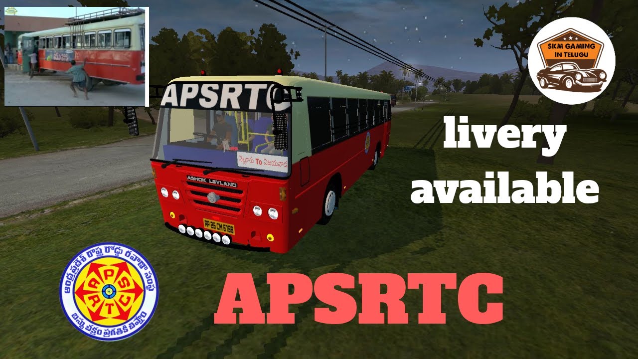 APSRTC OLD bus in bus simulator Indonesia | Govt bus | In Telugu | By ...