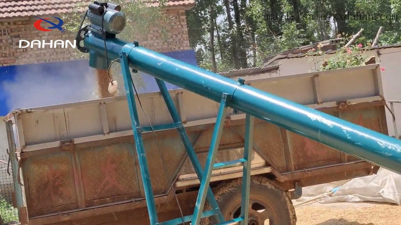 Portable Grain Suction Machine - YouTube