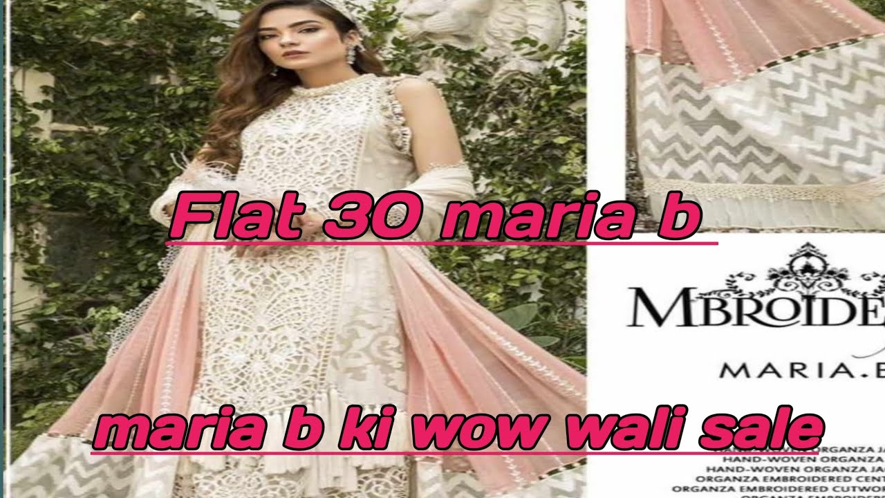 maria b new eid collection 30% off hugy offers 💖💖💖 - YouTube