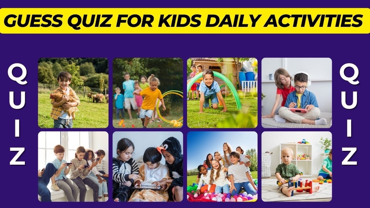 Kids Daily Activities Educational Content, | Fun Facts | Whiz Kids ...