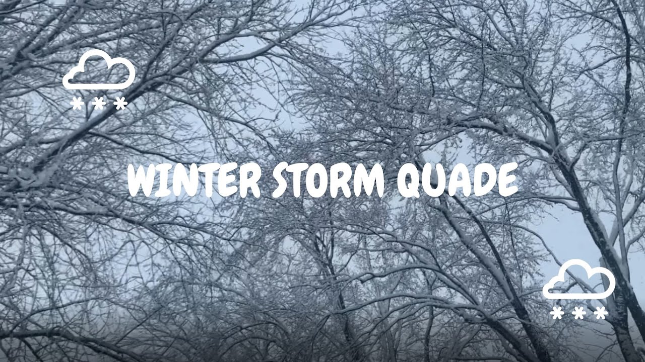 Winter Storm Quade | 4 Inches in 2 hours! - YouTube