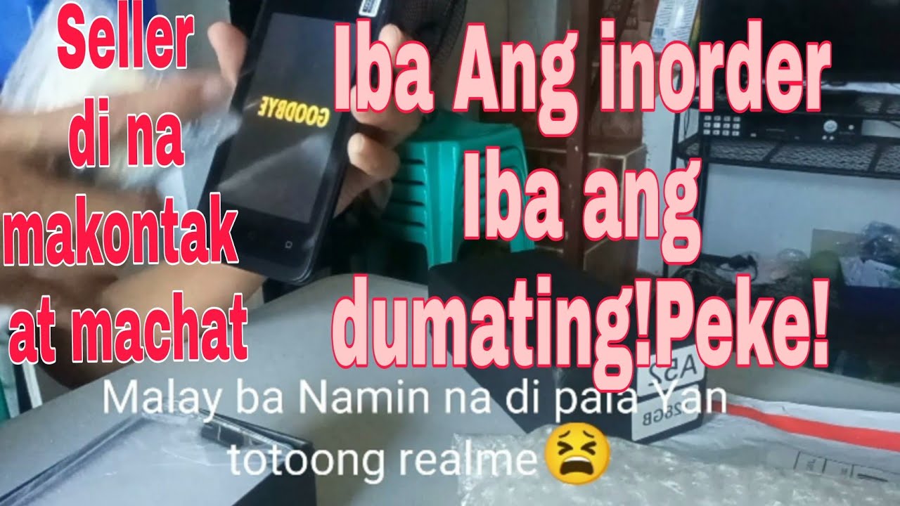 Naiscam kami SA inorder naming cellphone,peke ang dumating - YouTube