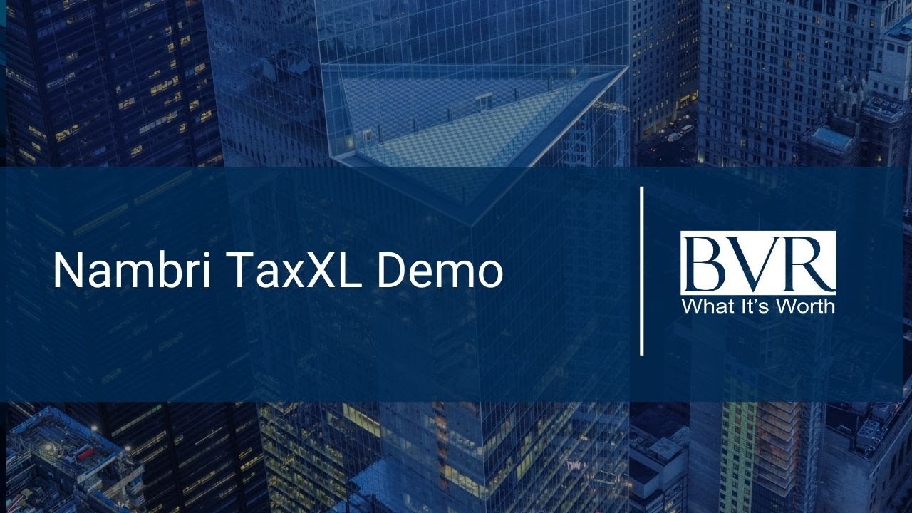 Nambri TaxXL Demo - YouTube