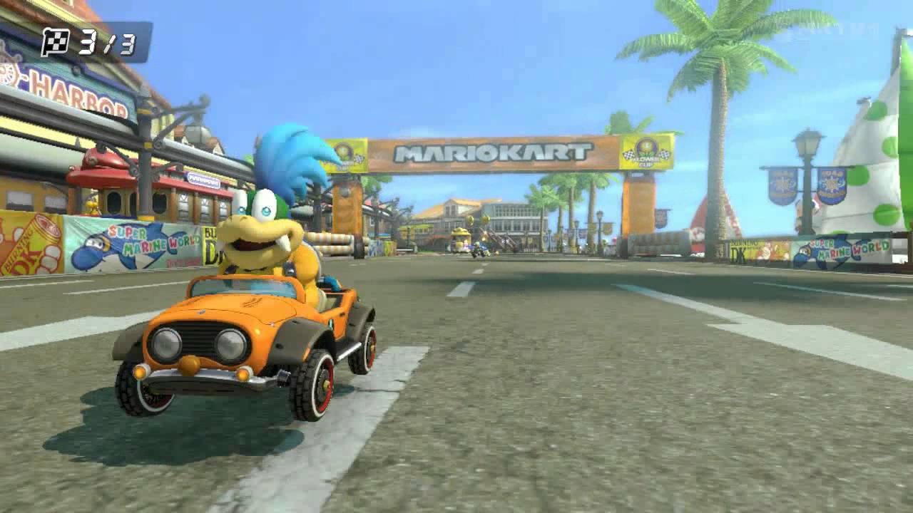 Wii U - Mario Kart 8 - Toad Harbor - YouTube