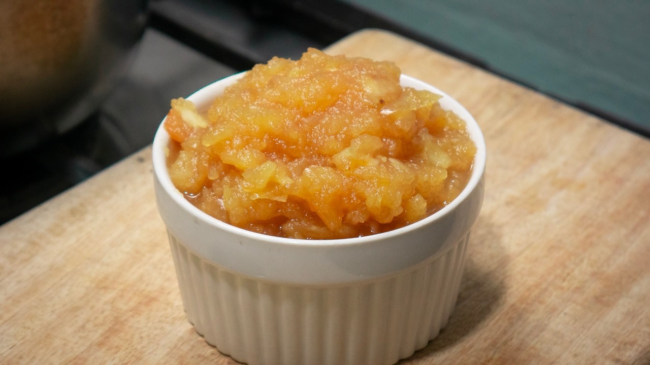 Chunky Apple Jam Recipe - YouTube
