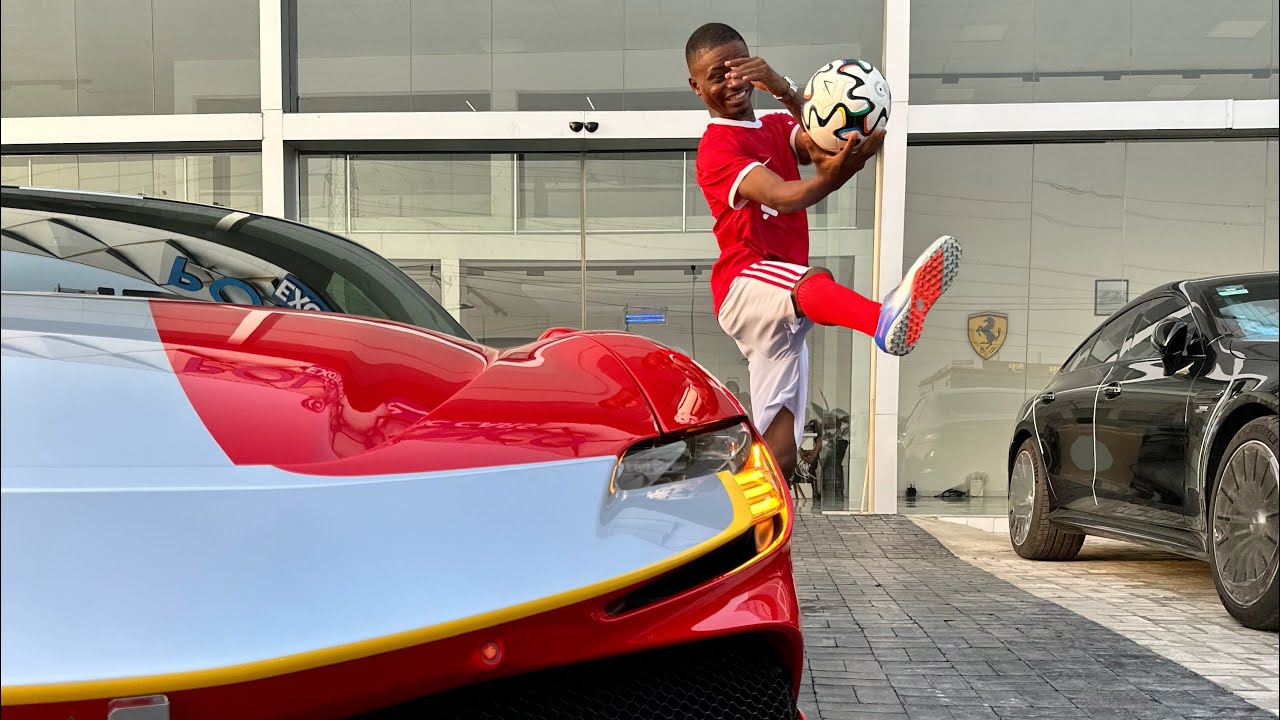 Before Ola Of Lagos Sold The Ferrari Sf90 To Wizkid - YouTube