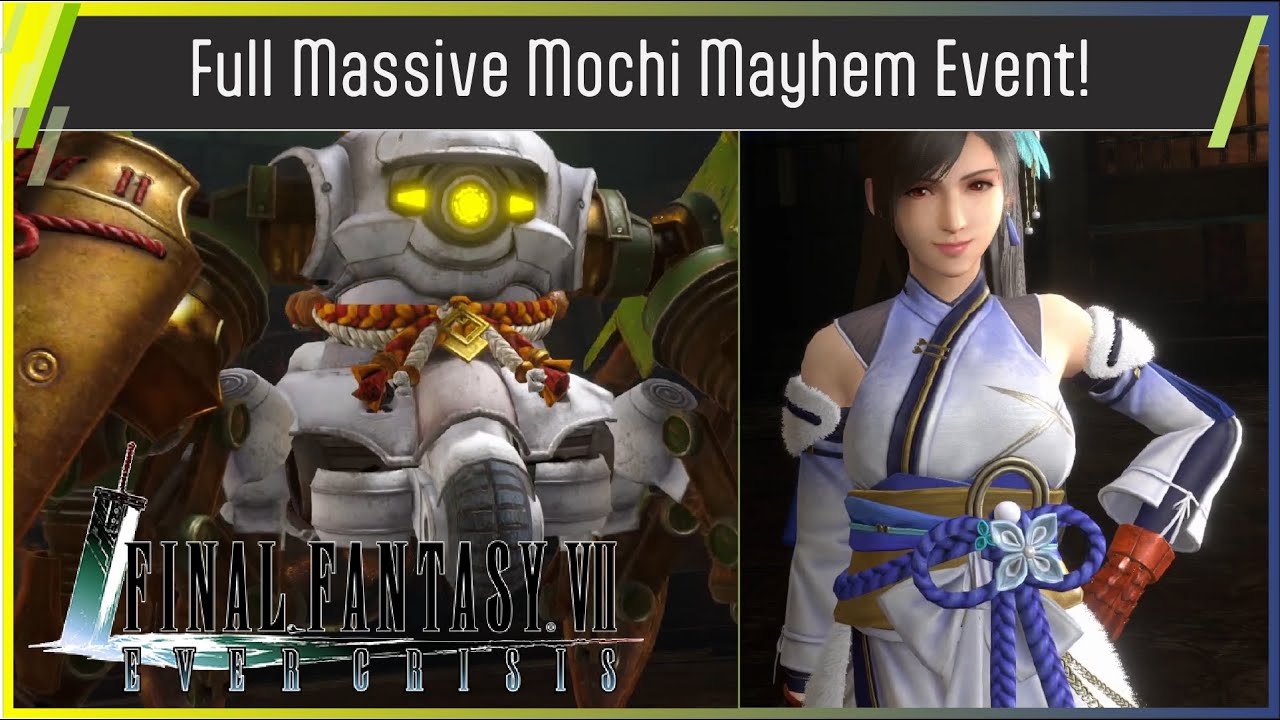 FF7 Ever Crisis Full 2025 New Years Mochi Event - YouTube