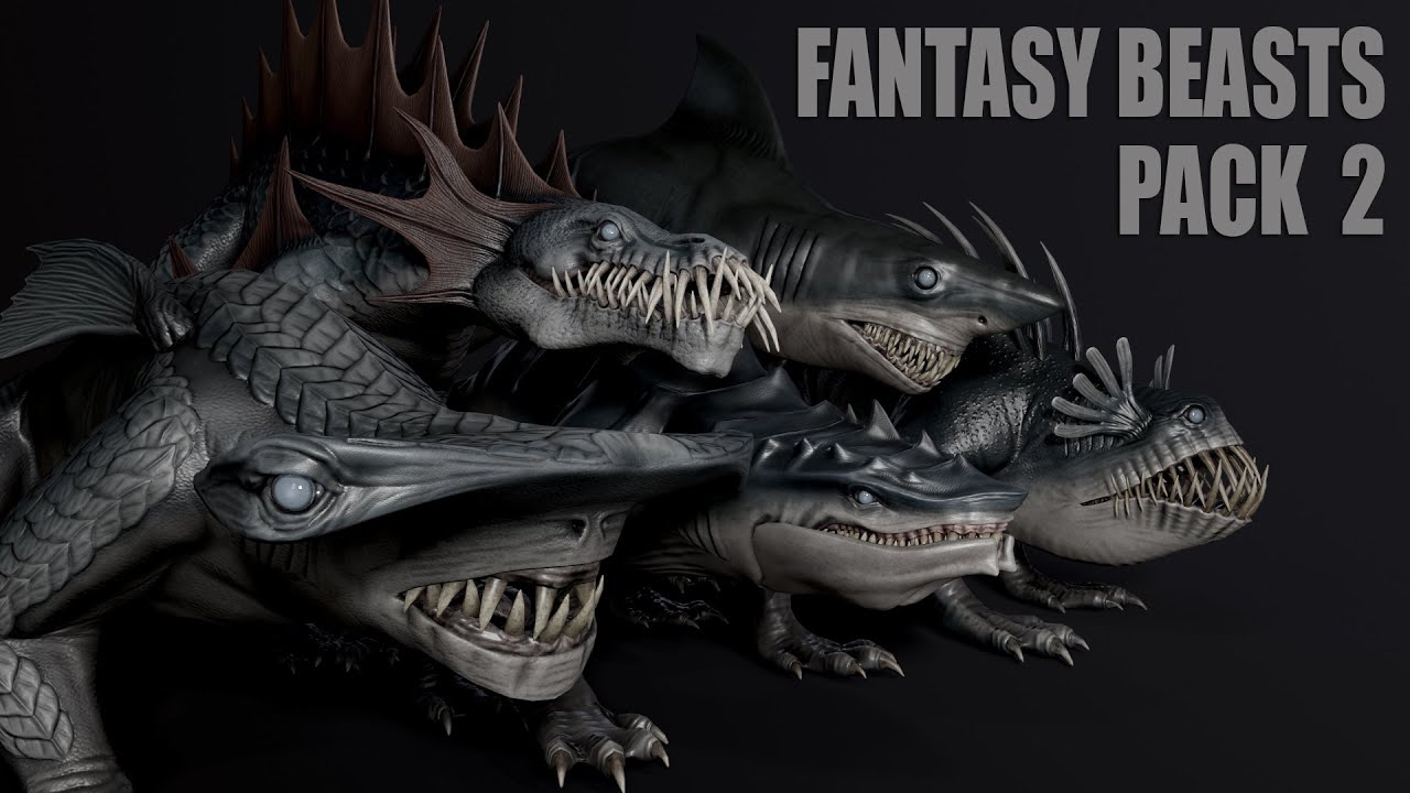Fantasy Beasts Pack 02 - YouTube