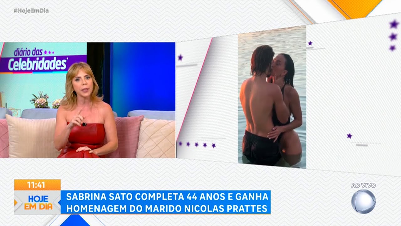 HOJE RM DIA 05.02: Sabrina Sato completa 44 anos e ganha homenagem do marido - YouTube