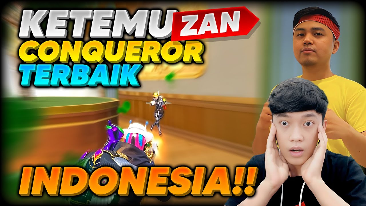 GAK NYANGKA BISA KETEMU ZAN CONQUEROR TERBAIK INDONESIA ?! - PUBG ...