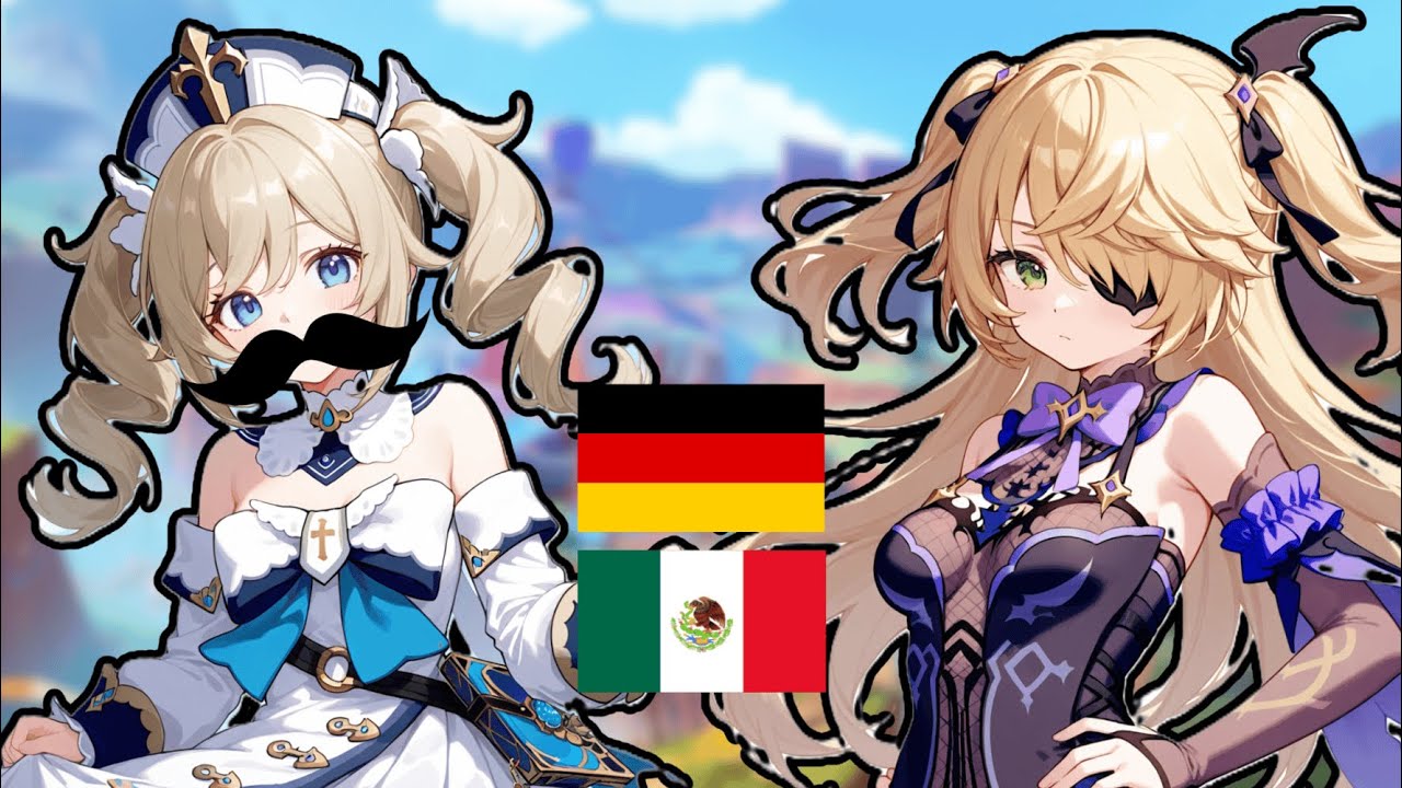 Mexican Barbara and German Fischl Will Impact Your Genshin - YouTube