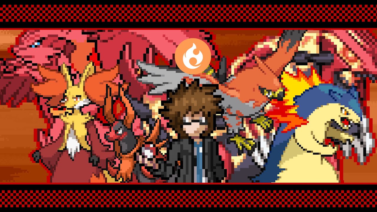 Pokemon Reborn E19.5 Boss Rush Hard Mode Mono Fire Pulse 2 (No Items ...