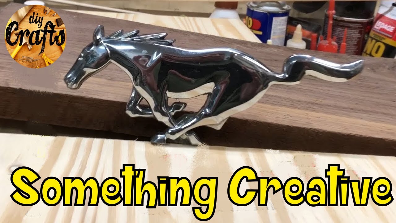 DIY & Crafts Making Something Creative with Mustang Front Emblem - YouTube