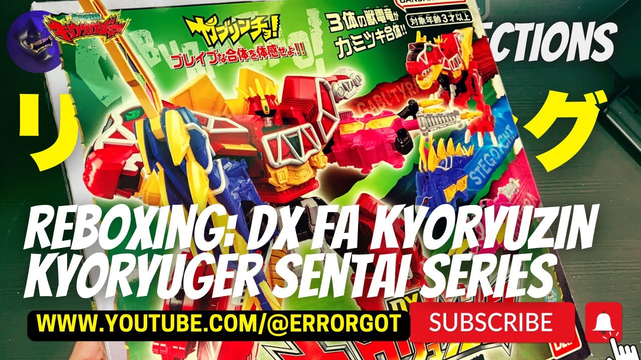 [Reboxing] DX Full Action Kyoryuzin Super Sentai Kyoryuger #megazord # ...
