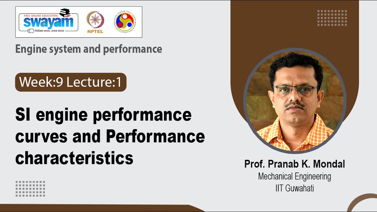 Lec 33: SI engine performance curves and Performance characteristics ...