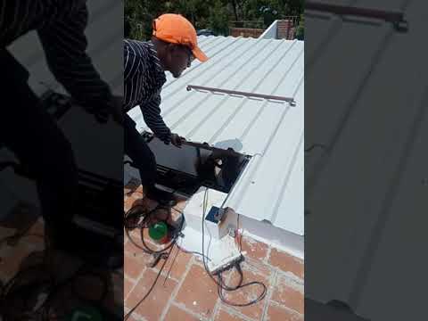 Sliding door in roofing sheet  Saamy Welding Works Ktc nagar Tirunelveli   9385482274,9566900150 🙏🙏