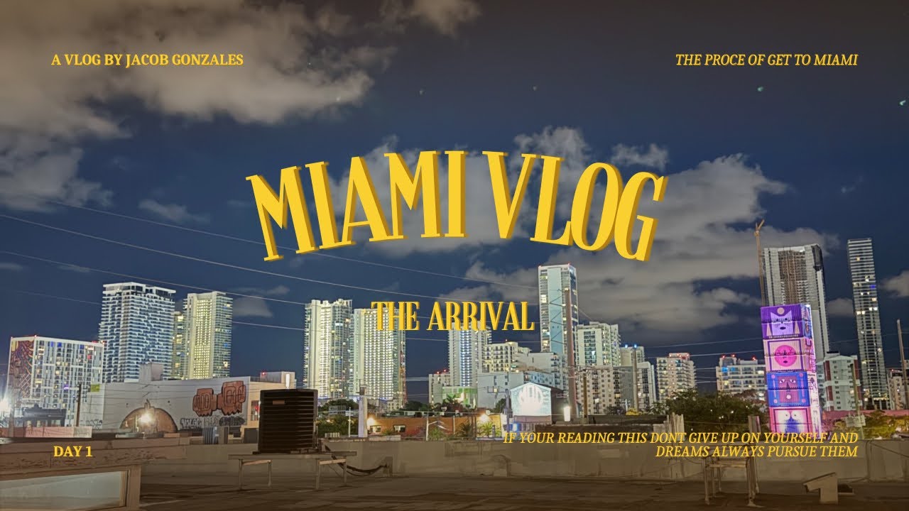 Miami vlog ( The Arrival ) - YouTube