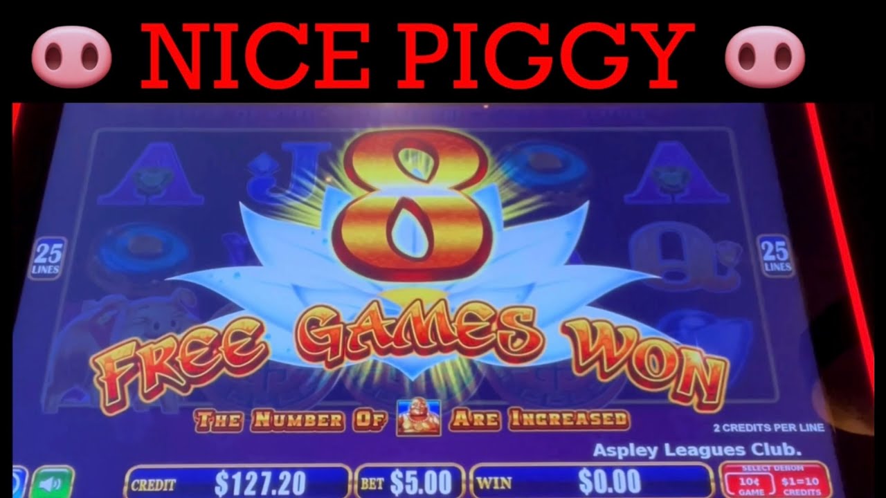 🐽 NICE PIGGY 🐽 K-POW PIG SLOT MACHINE 🎰 POKIE WINS - YouTube