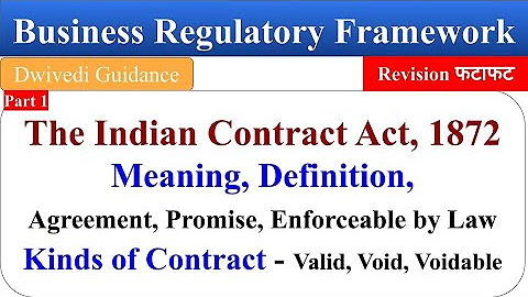 Business Regulatory Framework Lectures (Dwivedi Guidance) - YouTube