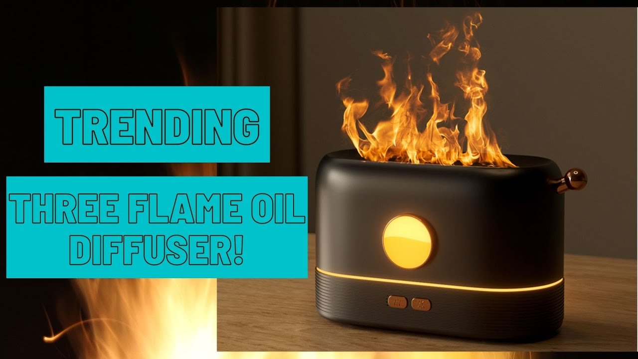 Three Color Flame Diffuser - YouTube