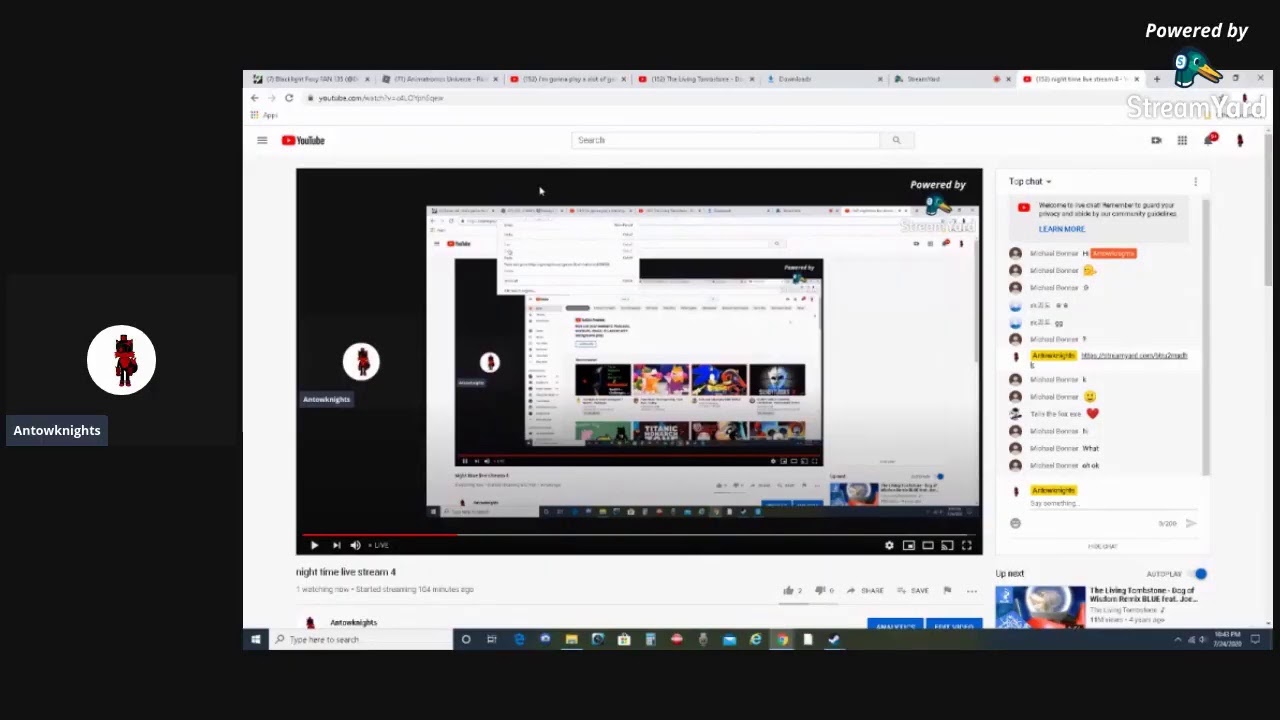 night time live stream 4 - YouTube