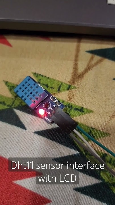 Dht11 sensor interface with LCD using arduino - YouTube