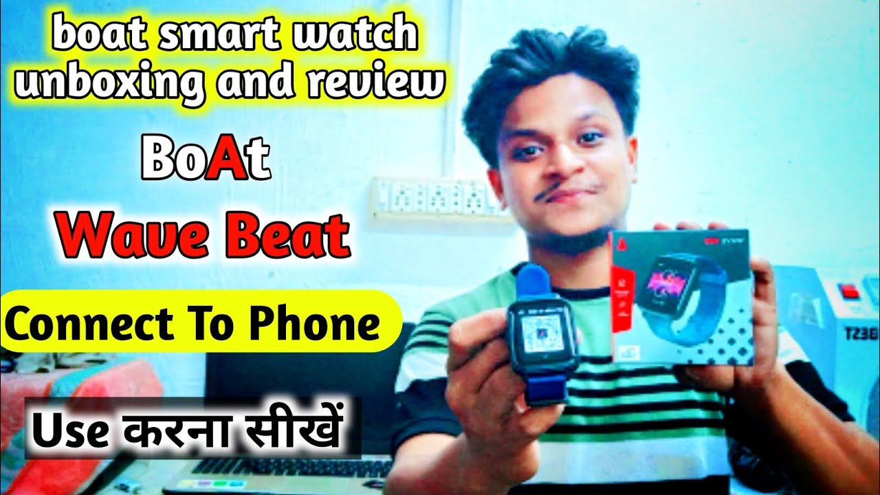 Boat Wave Beat Smartwatch Connect to Phone - How to Use Boat Wave Beat Smartwatch | Setup Video ...