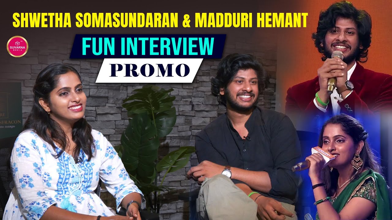Super Singer Swetha Somasundaram & Hemanth Fun Interview Promo ...