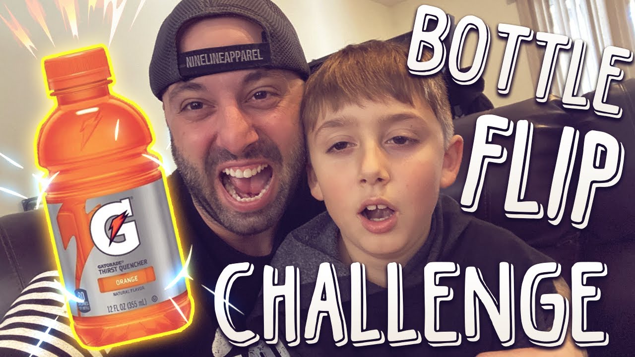 🧴 Father VS Son Bottle Flip Challenge 🧴 - YouTube
